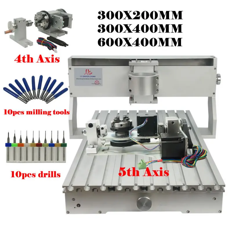 Diy-Mini-CNC-Frame-6040-3040-3020-5-Axis-4-Axis-for-CNC-Metal-Wood ...