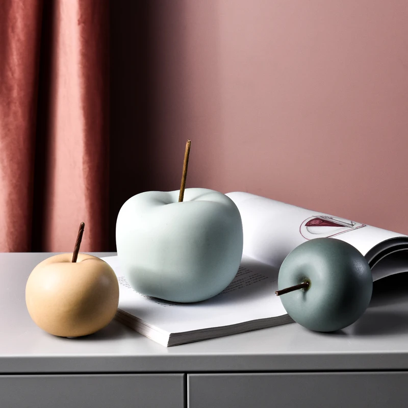 2021-New-Design-Ceramic-Apple-Tabletop-Decors-Home-Decoration ...