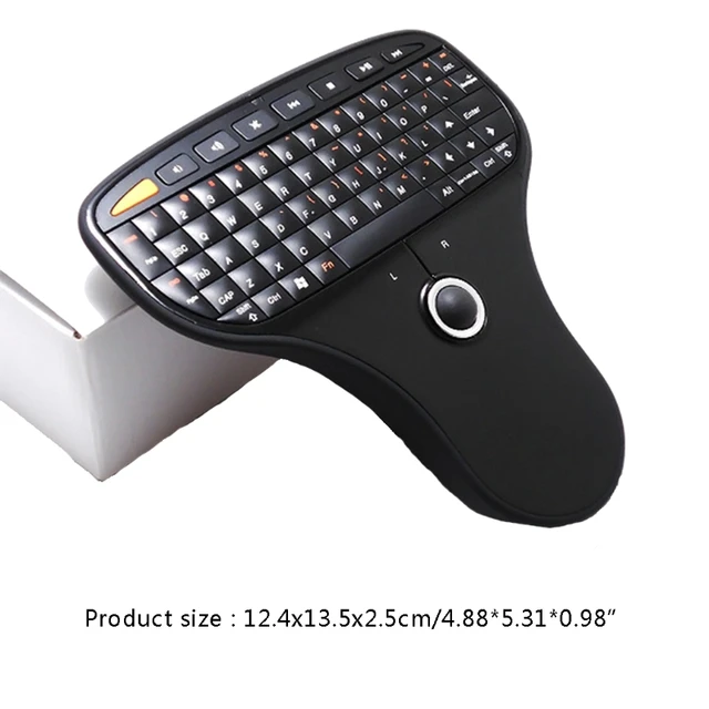 Wireless Mini Multimedia Trackball Keyboard