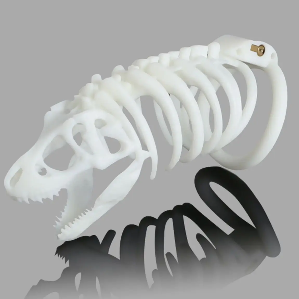 BDSM-Lightweight-Skeleton-Cage-With-Sharp-Teeth-3D-Printed-Chastity ...