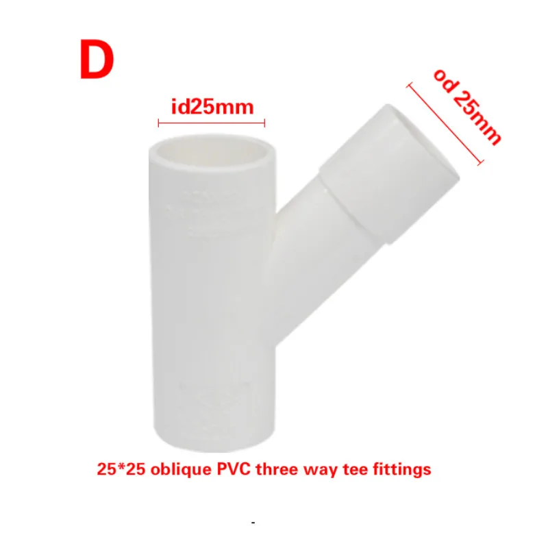 Póló Csatlakozó Négyirányú Cső Adapter Ferde Pvc Háromirányú Tee ...