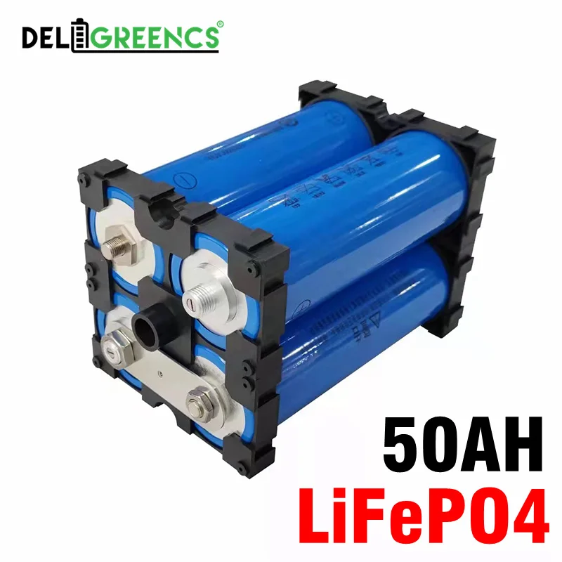 LiFePO4-50AH-48V-Battery-Pack-3-2V-Cylinder-Cell-Prismatic-Rechargeable ...