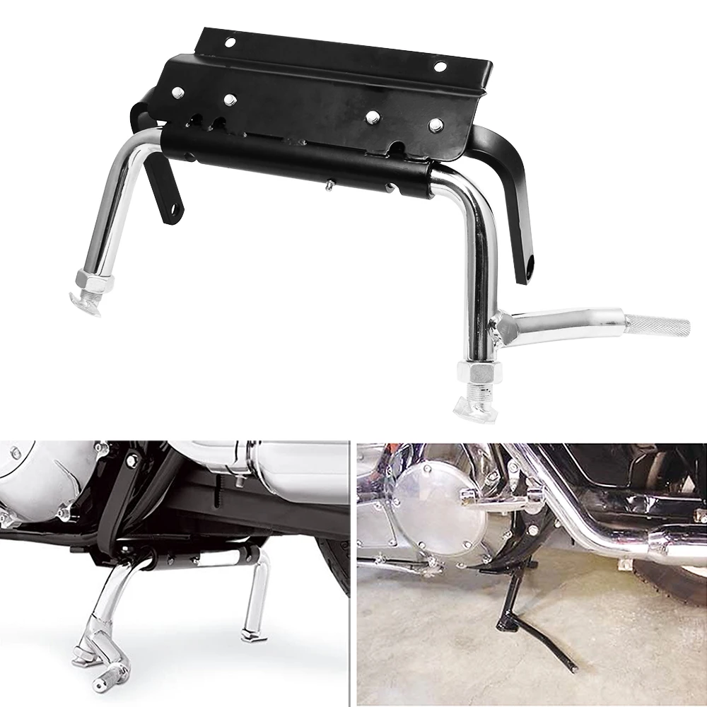 Motorcycle Adjustable Center Support Parking Kickstand Motorbike ...