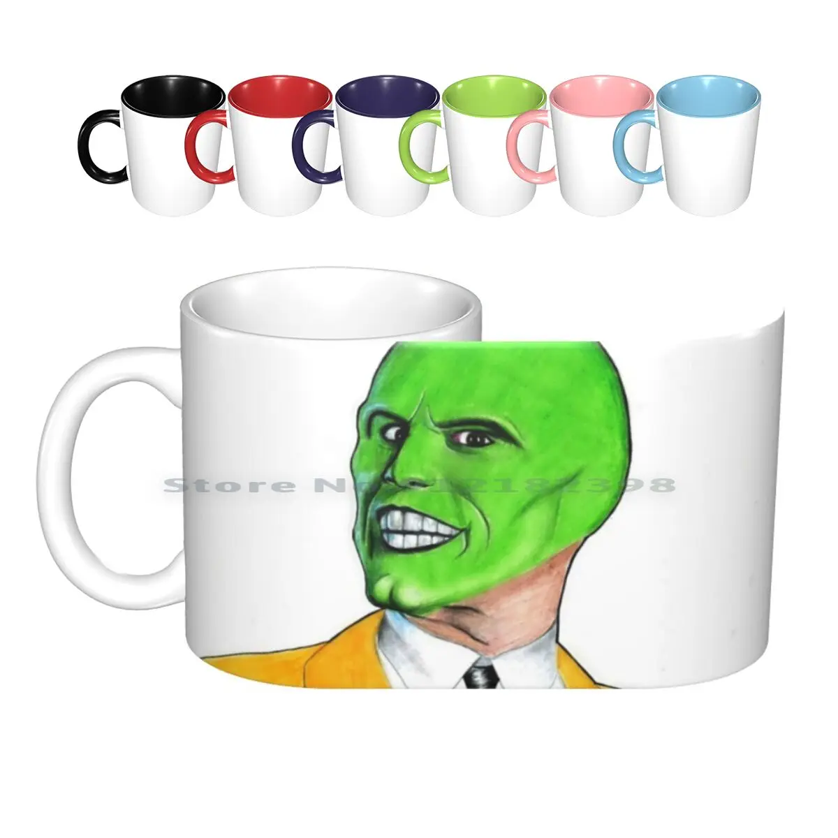 The-Mask-Ceramic-Mugs-Coffee-Cups-Milk-Tea-Mug-Jim-Carrey-Comedy-Green ...
