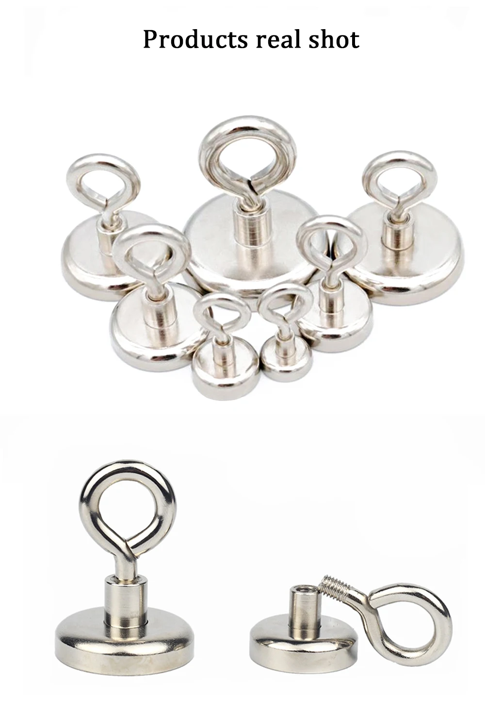 Aimants-magnets,Aimant de pêche surpuissant en néodyme, aimant à base ...