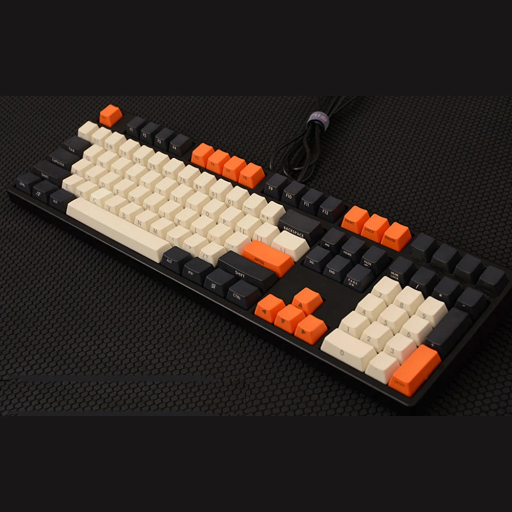Vintage Keycaps Duke Orange OEM Profile PBT Material Darkgray Beige ...