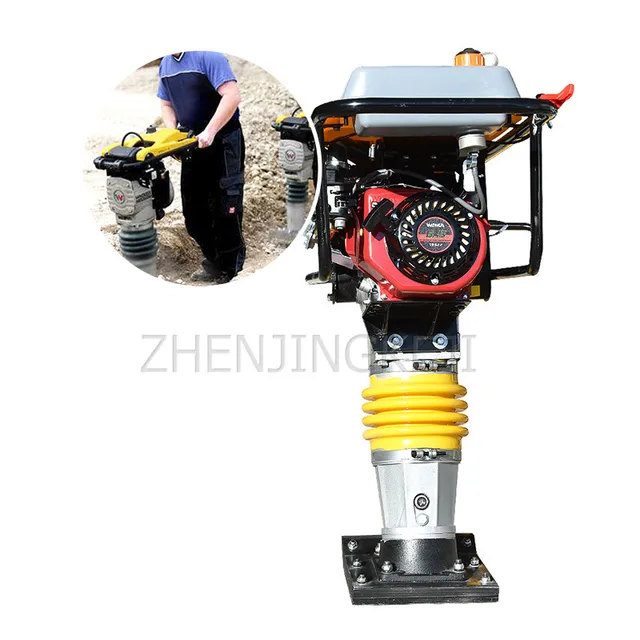 Gasoline Ramming Fulling Soil Compaction Machine Vibrating Ram Houses ...