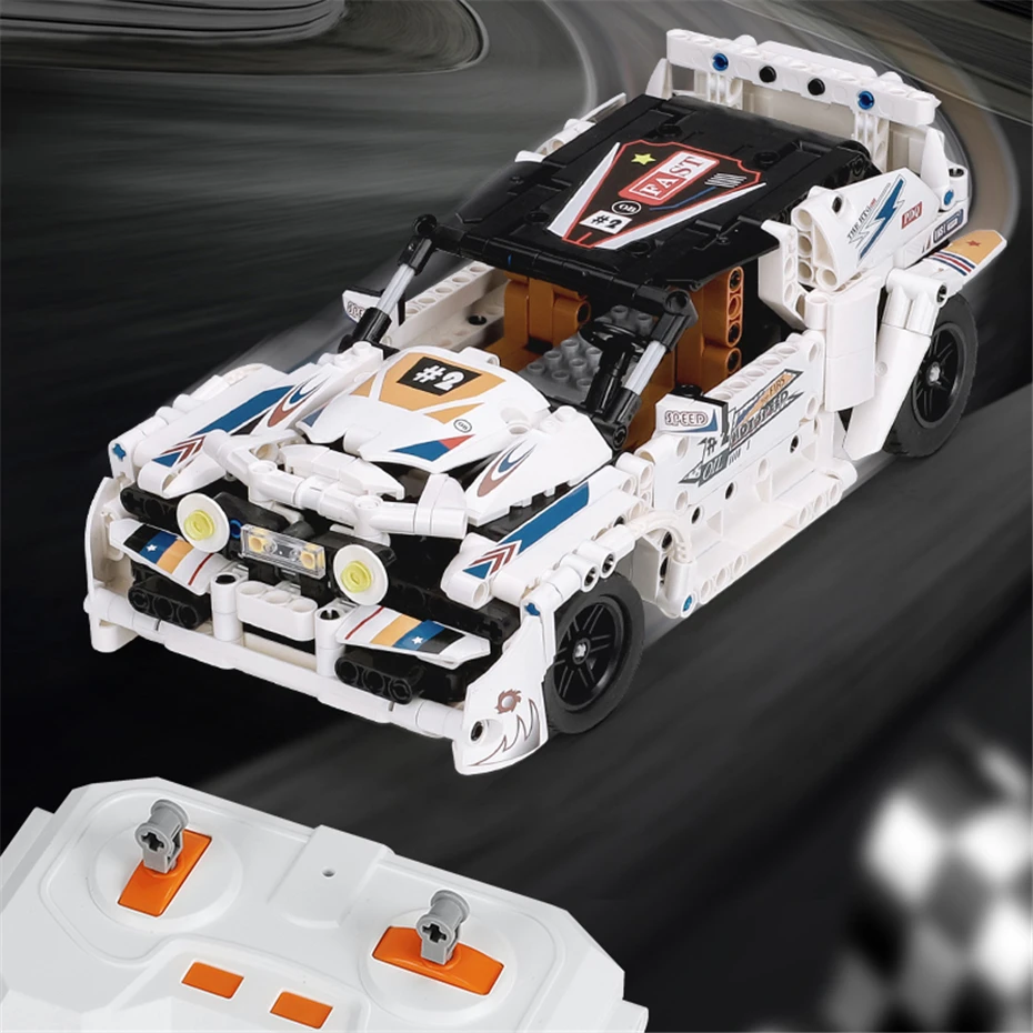 Xingbao 21007 White Flash Sport Car - Building Toys