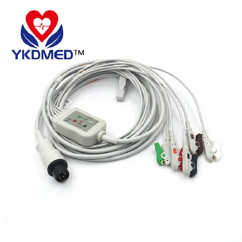 Cable ecg para pacientes de la serie YKD de una pieza, compatible con ...