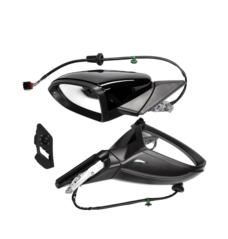 For-VW-Golf-7-Auto-folding-mirror-electric-folding-side-mirrors-with ...
