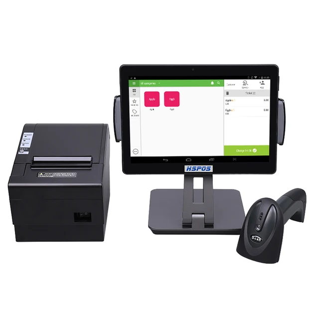 Newest OEM 10inch Android Tablet POS Cash Register with 80MM Printer ...
