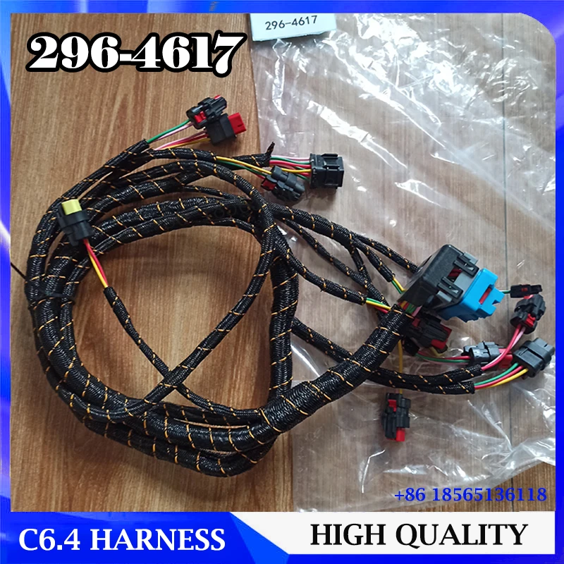 Excavator-Electric-Parts-E320D-C6-4-Engine-Wire-Harness-2964617-296 ...