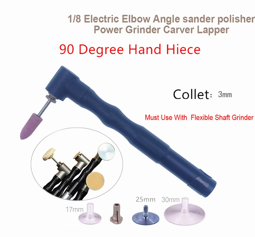 90 Degree Handpiece For Foredom Motor Anging Flexible Shaft Grinder ...