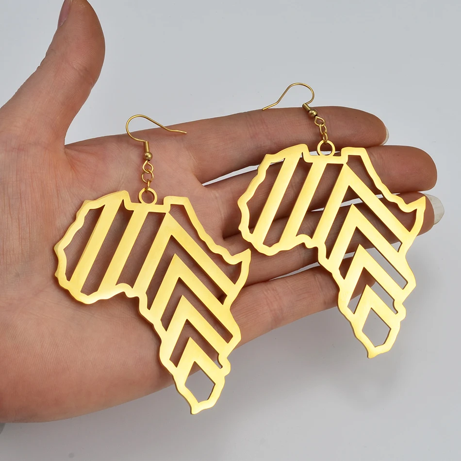 Anniyo-7cm-African-Map-Earrings-Big-Exaggerate-Larger-Earring-Stud ...
