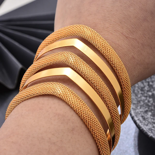 Luxury 24K Indian Arabic Dubai Bangles For Women