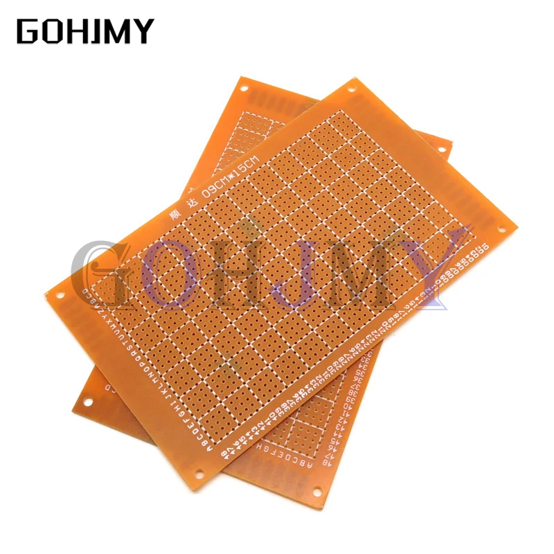 2 pces 9x15 9*15cm único lado protótipo pcb placa universal ...