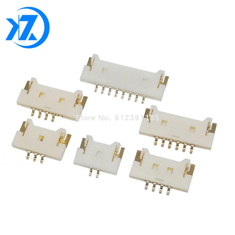 10PCS MICRO JST 1.25mm Pitch Connector MX1.25 51146 Ultra-thin Type SMD Horizontal Socket 2P 3P ...