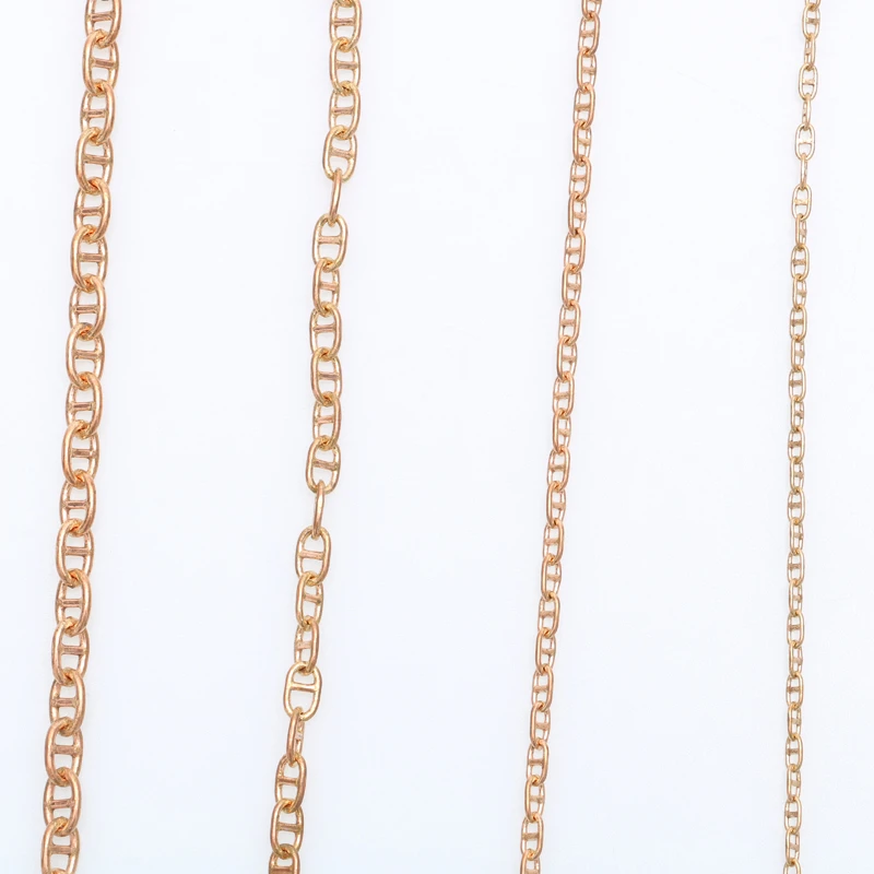 1PCS RC Simulation Boat Model DIY Parts Copper Railing Chain Marine Use ...