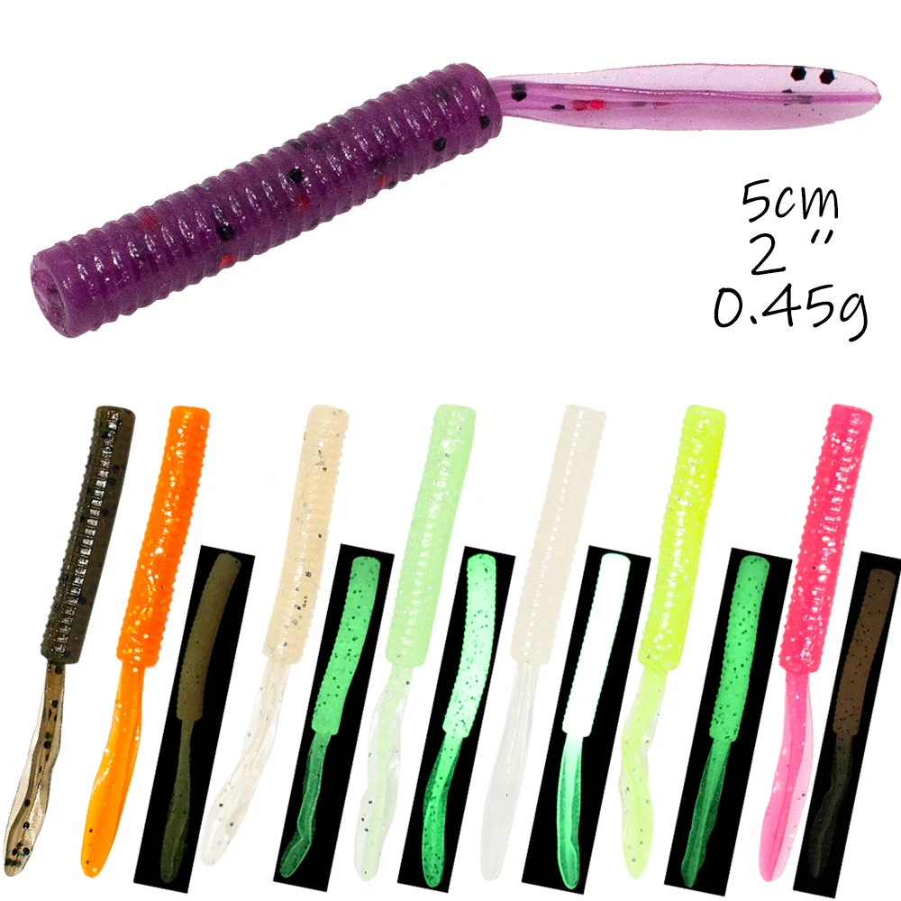 5cm-0-45g-8pcs-Shad-Micro-Lures-Bass-Pike-Perch-Carp-Fly-Fishing-Rock ...