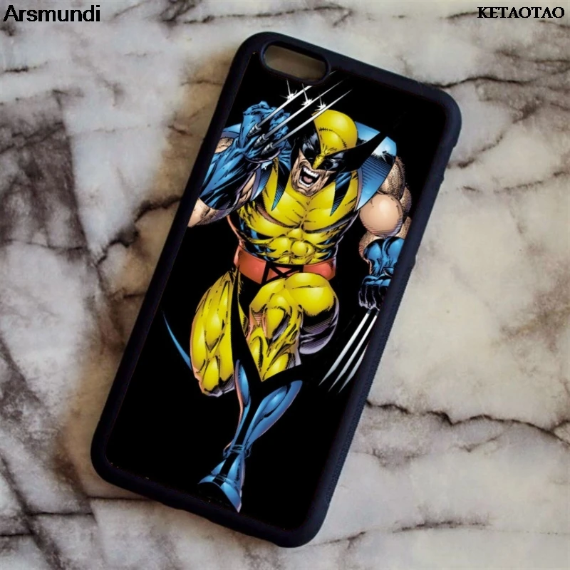 KETAOTAO Wolverine Marvel Comic X Man Phone Cases for iPhone 4/5C/55/6 ...