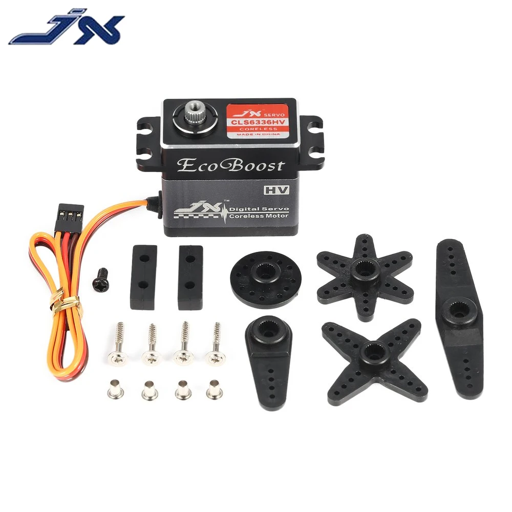 Servo Digital sin núcleo JX CLS6336HV, 6 7,4 V, 36KG, gran par, 180 grados, CNC, para modelos RC ...