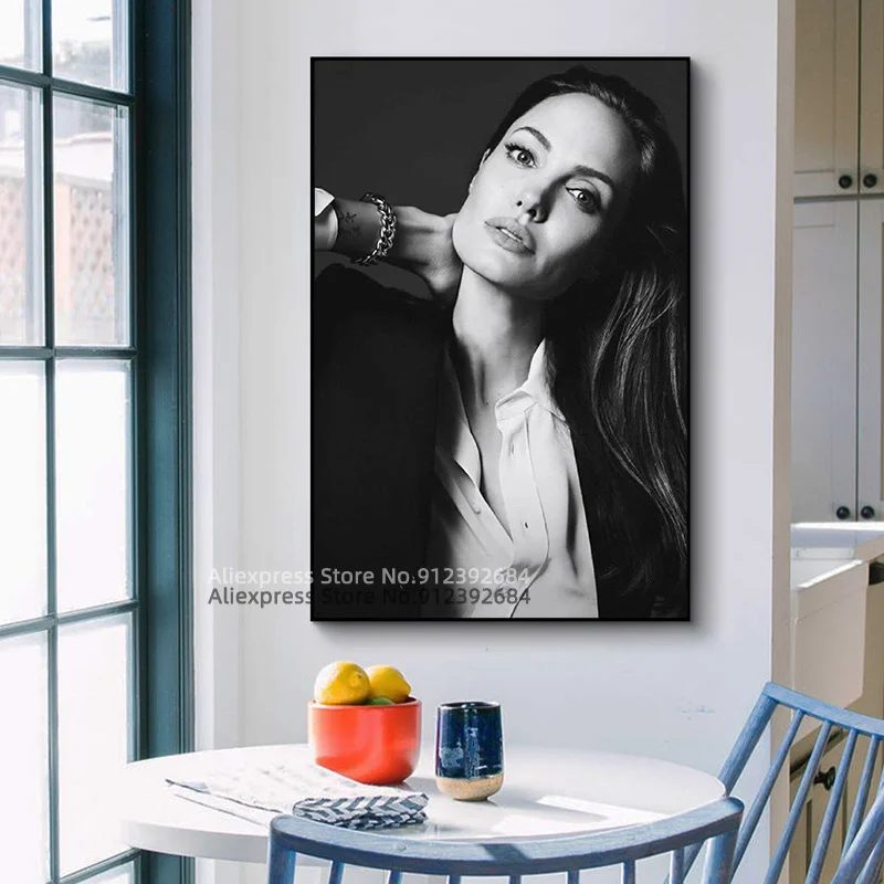 Angelina Jolie Young Collection Poster Aesthetic Decorative Painting ...