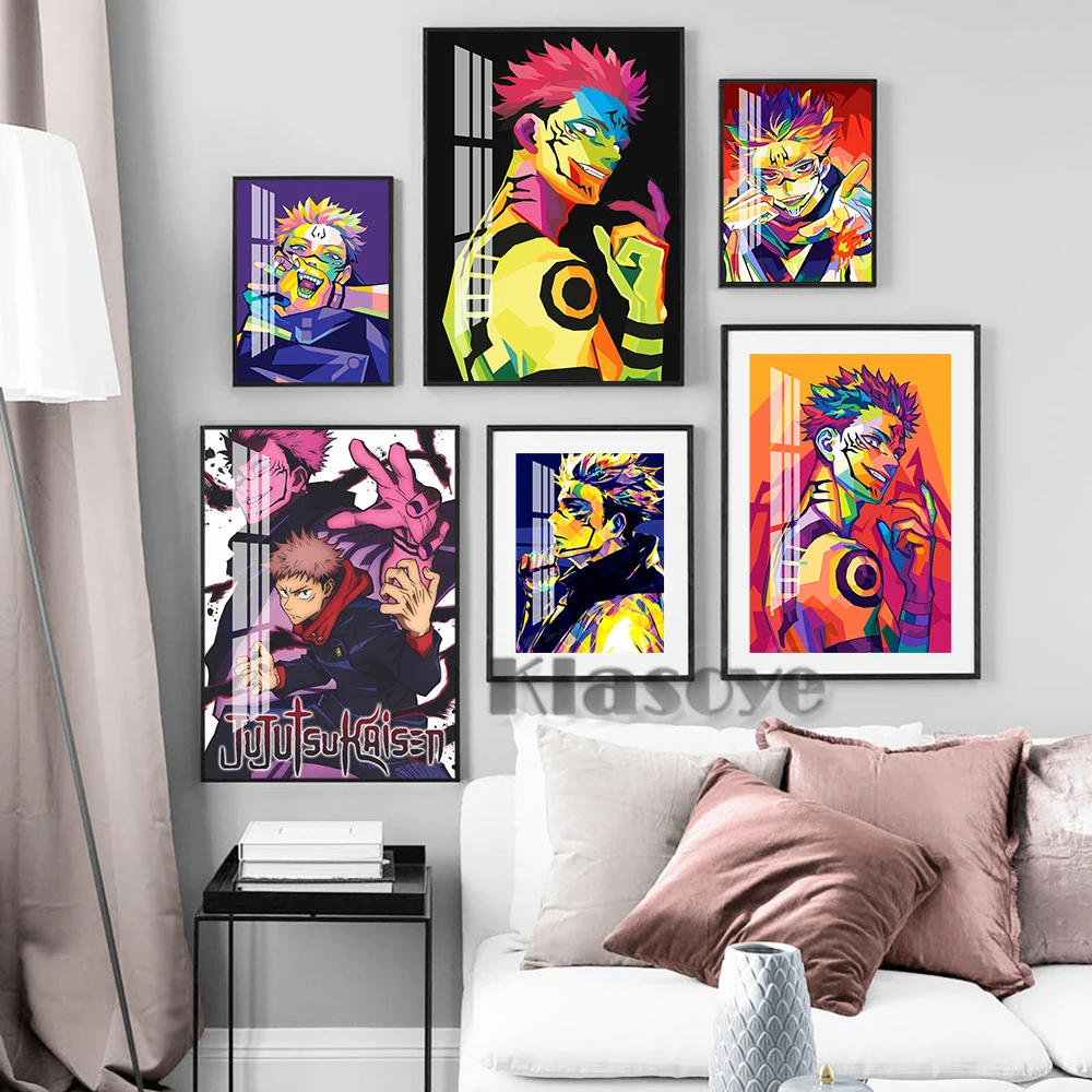 Giclée Prints Japanese Modern Wall Art Decor and Room Decor ANIME ...