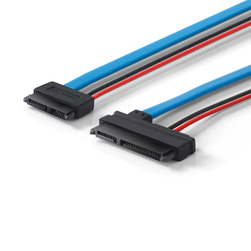 Lingable 5pcs/lot SATA Cable Serial ATA 22Pin 7+15 Female to Slimline ...