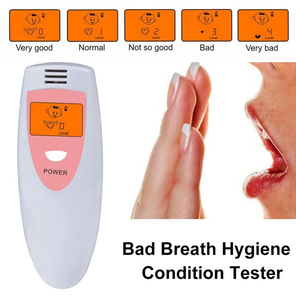50% Hot Sale Bad Breath Detector Oral Cleaning Condition Tester Mouth ...