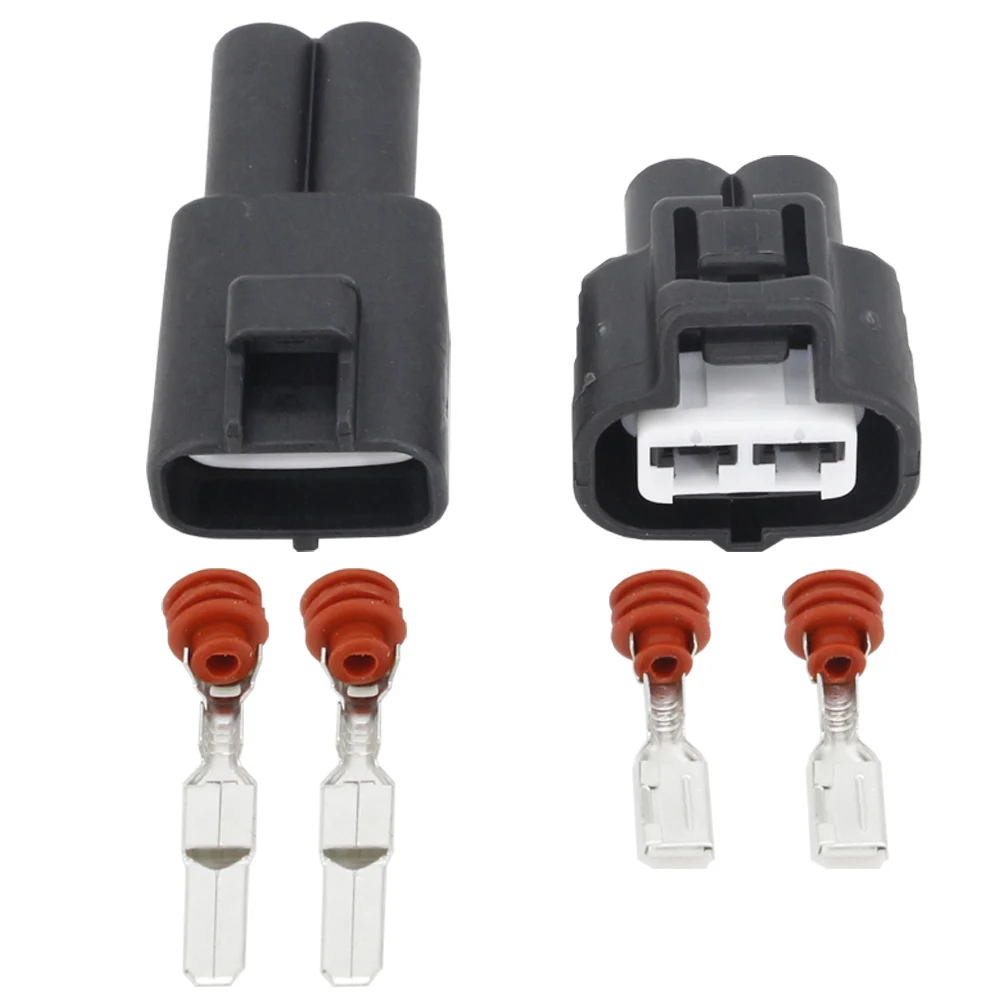 2 Pin Socket Harness Connectors Plastic Connector with Terminal DJ7021B ...