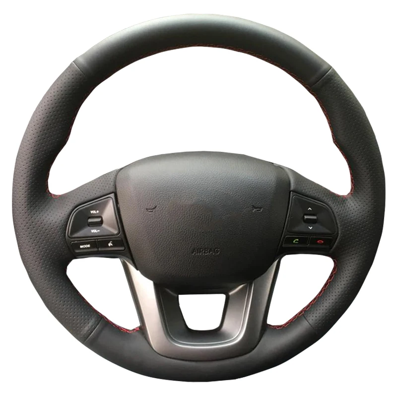Customized-Car-Steering-Wheel-Cover-For-Kia-K2-Kia-Rio-2011-2012-2013 ...