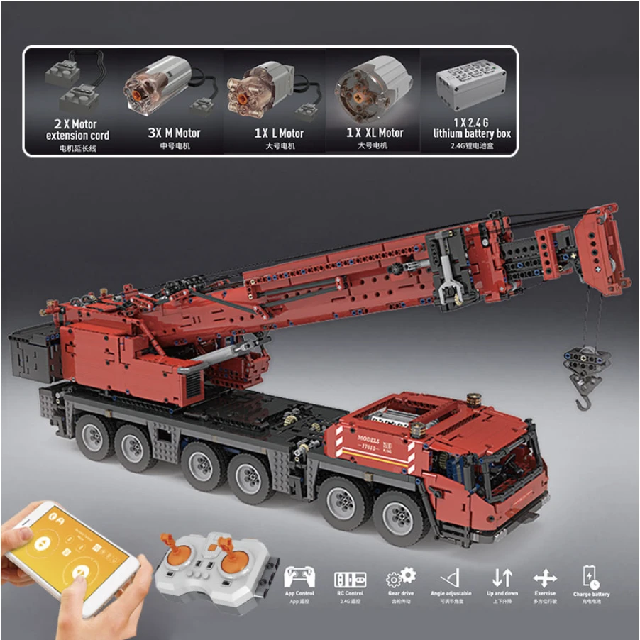 Mould King 17013 GMK Crane Building Instruction R/MouldKing, 45% OFF