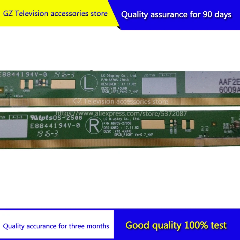 V18 43UHD SPCB_LEFT_Ver0.7 6870S 2704B 6870S 2705B 에 적합|컴퓨터 케이블 & 커넥터 ...