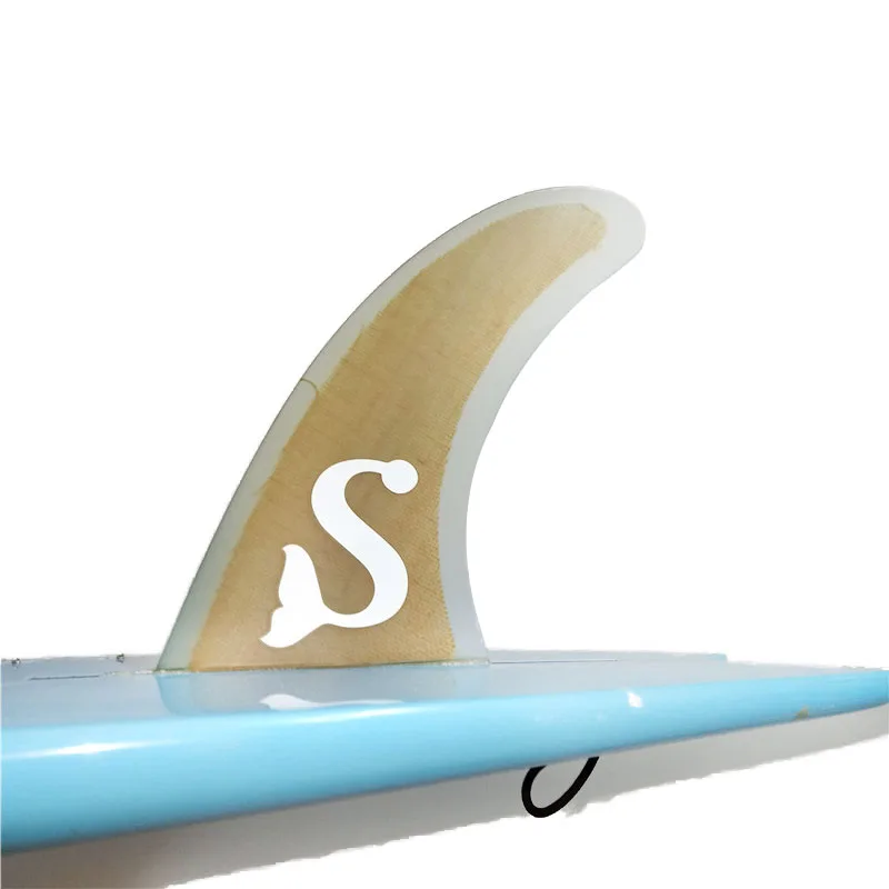 Single Surfboard Fins 9.1inch Fiberglass Paddle Board Fin Longboard Fin ...