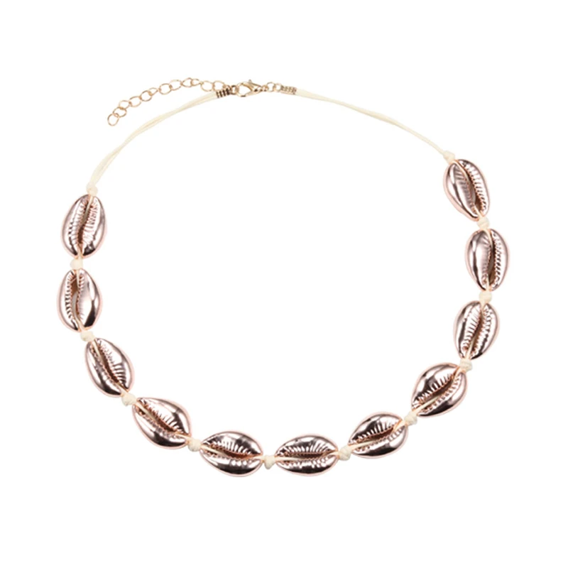 Collar de conchas naturales bohemias para mujer, Collar de conchas ...
