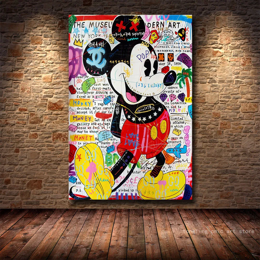 Graffiti Mickey Mouse Drawings