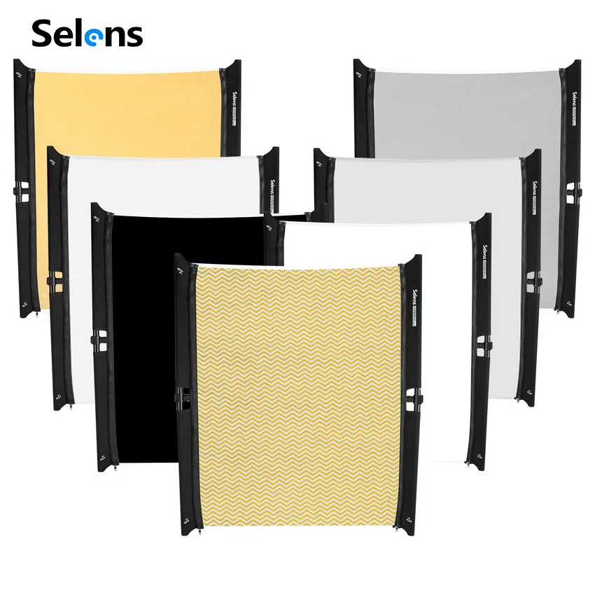 Selens 7 In 1 80*94cm Reflector Collapsible Photography Light ...