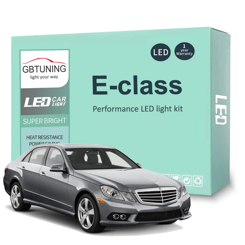 Led Interior Light Bulb Kit For Mercedes Benz Mb E-class W210 W211 W212 ...
