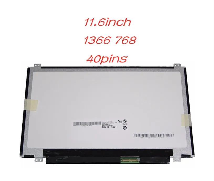 Pantalla led HD de 11,6 pulgadas para portátil Acer Aspire One 1366 768 ...