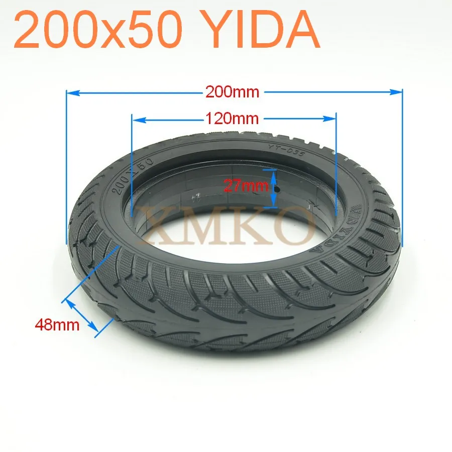 Yida Yt-d35 Solid Tire 200x50 For Speedway Mini 4 Pro Speedtrott Gx14 ...