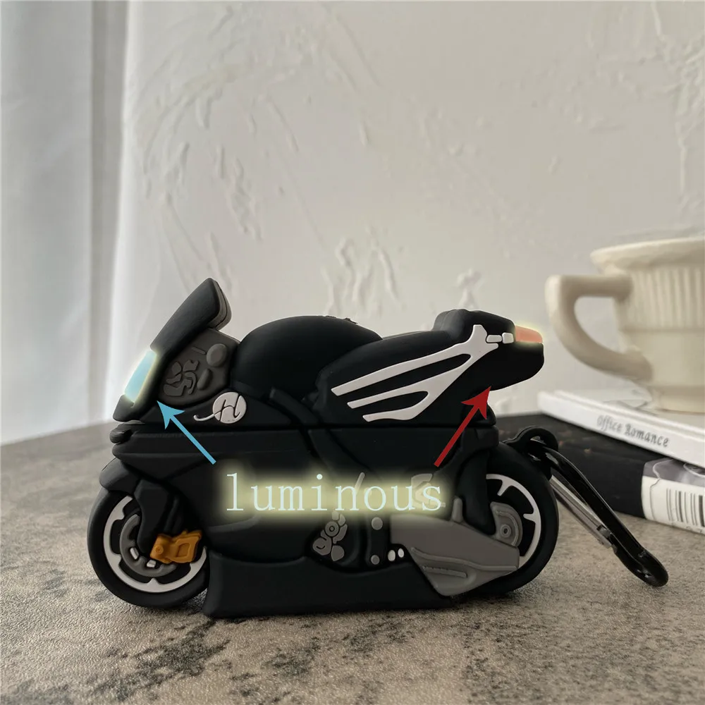 Cool-Motorcycle-racing-Luminous-car-lights-case-For-HUAWEI-FreeBuds-pro ...