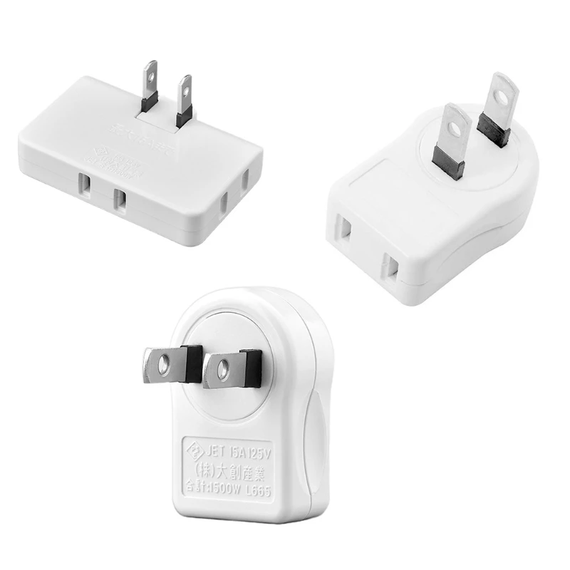 Power-Extension-Adapter-2-Prong-2-Outlets-90-Degree-Angled-Plug-Adapter ...