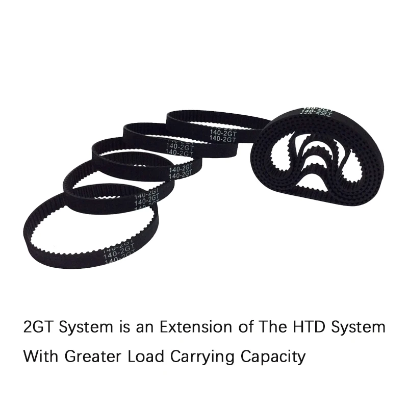 3D printer belt GT2 closed loop rubber 2GT timing 172/180/190/200/208 ...