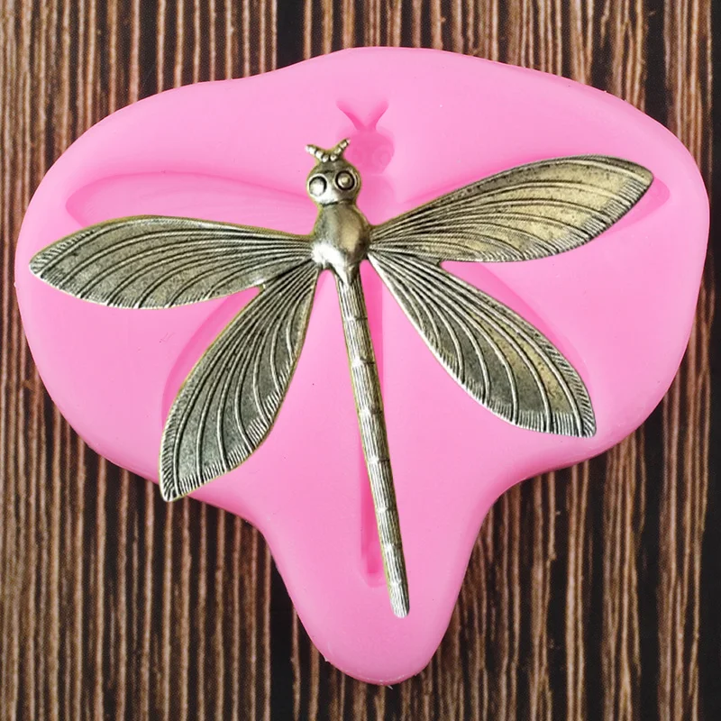 3d Dragonfly Silicone Molds Cake Border Fondant Mold Cake Decorating ...