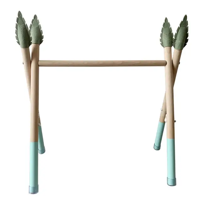 Nordic Style Baby Play Gym Wooden Baby Gym Activity Sensory Develop ...