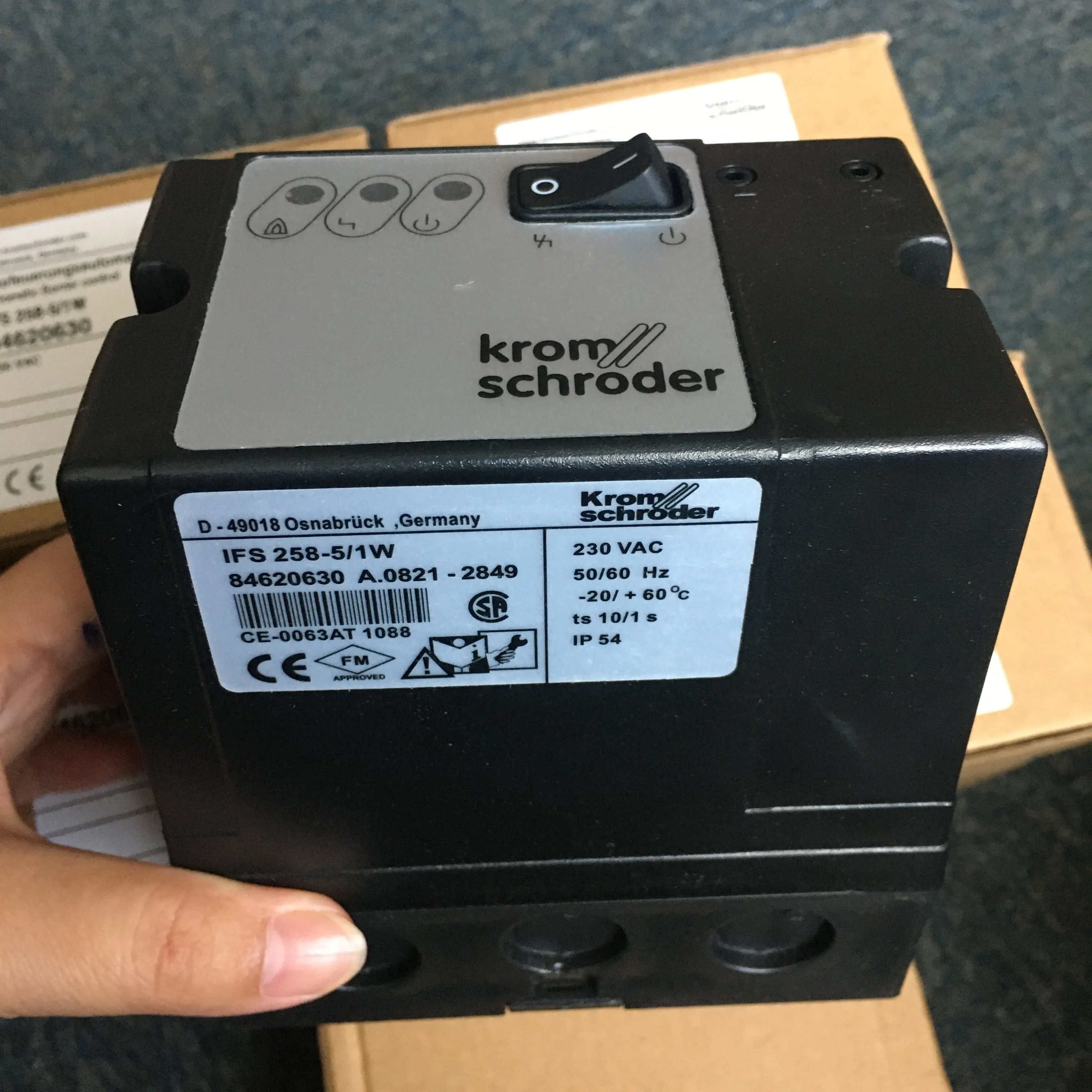 IFS258 5/1W otomatik ateşleme kontrol cihazı IFS258 5 1W|Bina ...