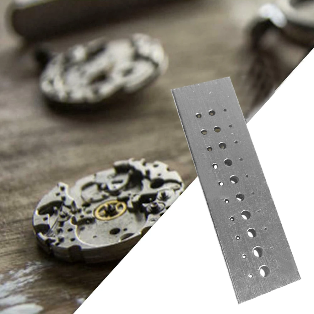 Stainless Steel Riveting Stake Tool 30 Holes Punch Block Jewelers ...