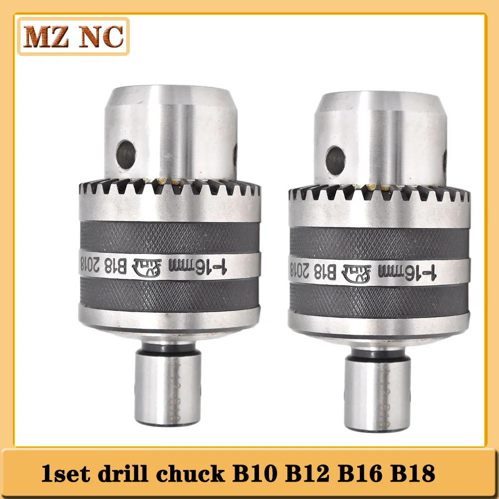 1set B10 B12 B16 B18 Keys drill chuck +inner hole 8mm -20mm arbor ...