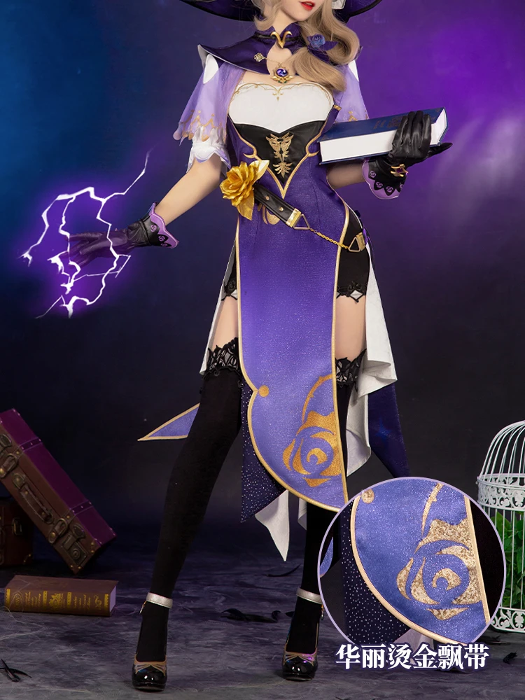 Kostum Cosplay Game Genshin Impact Clorinde Kostum Cosplay, 46% OFF