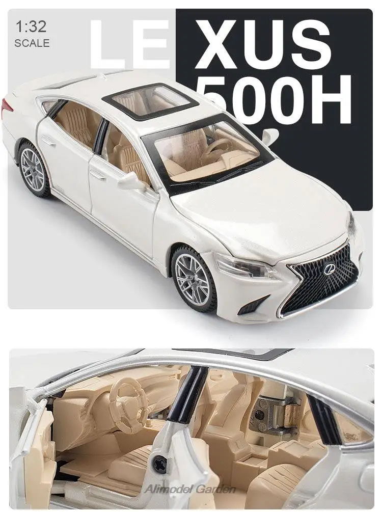 La couleur rouge Voiture jouet LEXUS LS500H 1:32 en métal, Diecasts et véhicules miniatures ...